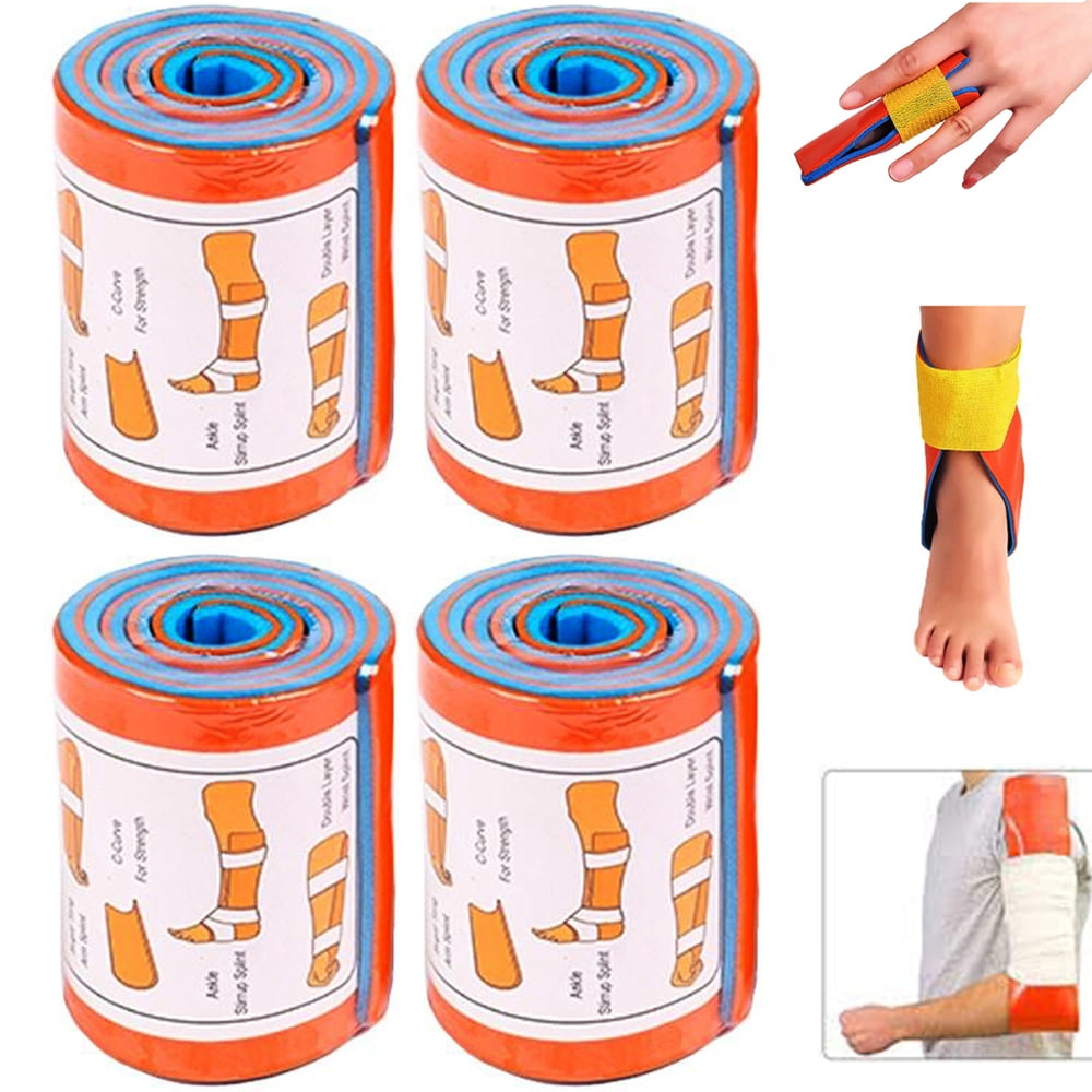 New First Aid Universal Aluminum Splint Roll Medical Survival Polymer ...