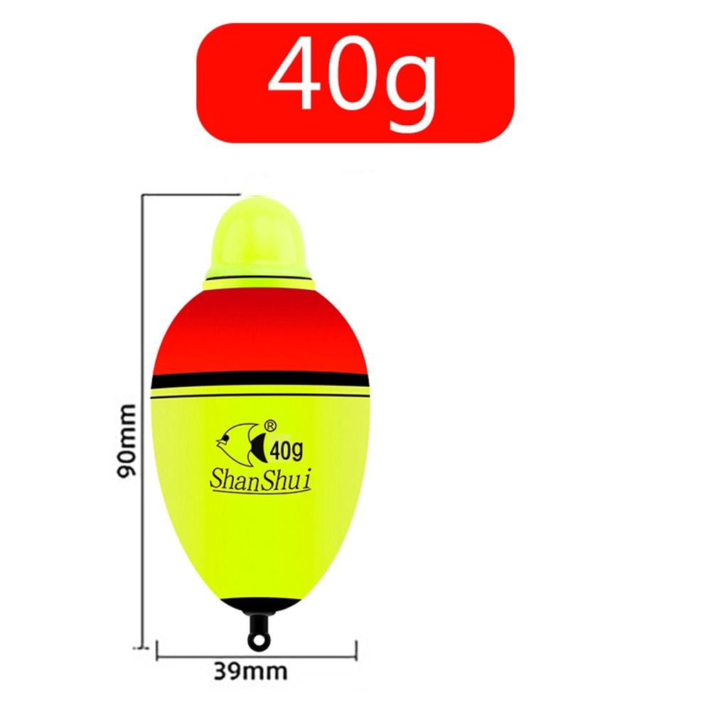 New Fishing Foam Luminous Double Colored Green Electron Foam Float Big ...