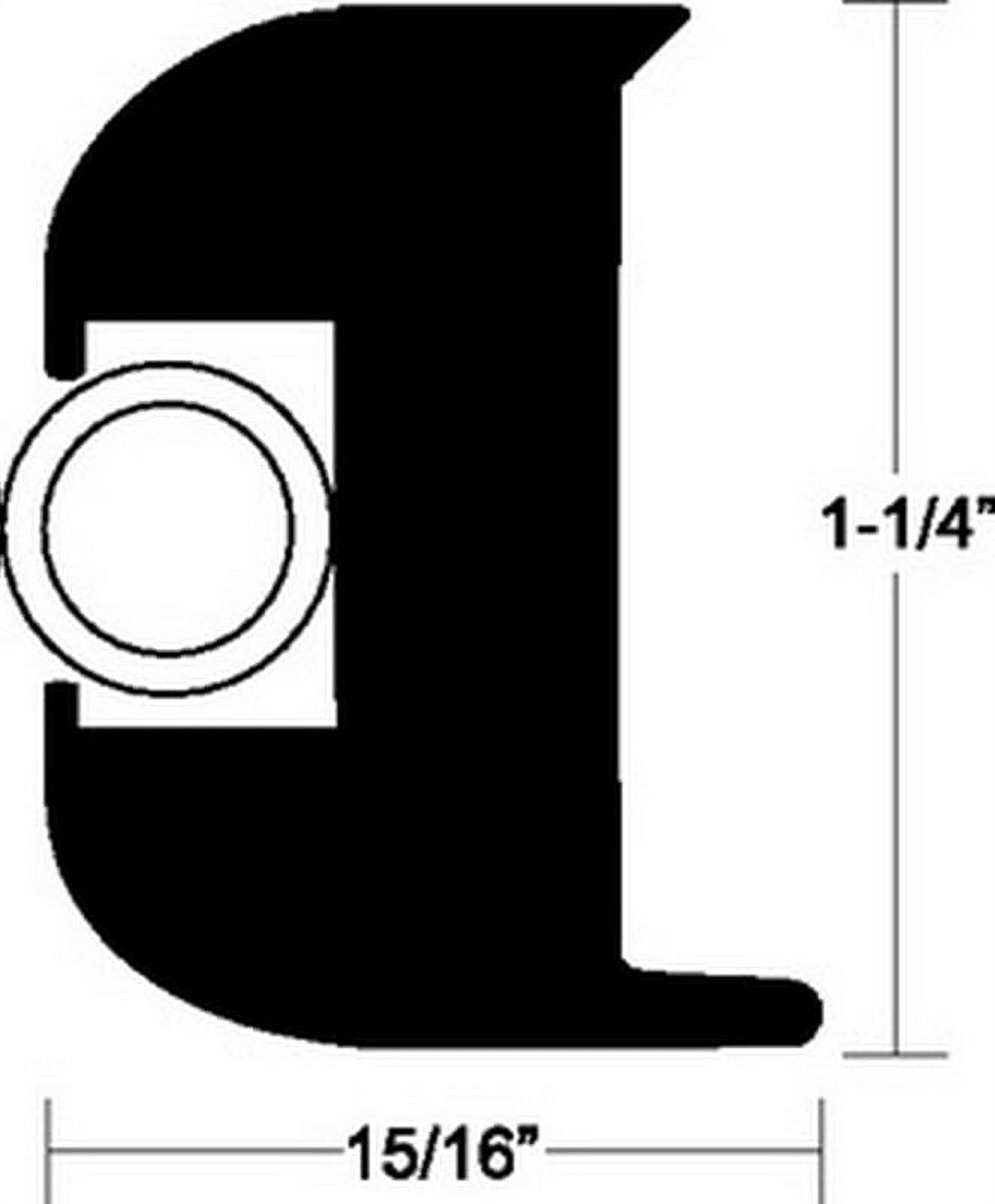 New Flexible Vinyl Rub Rail W/o Insert taco Metals V11-3447bka50-1 ...