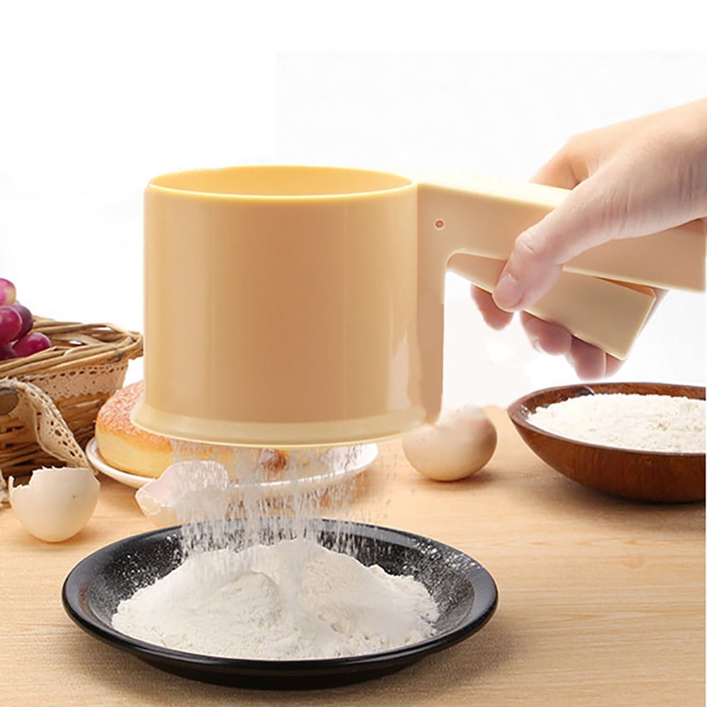 New Flour Sieve Filter Baking Icing Sugar Powder Strainer - Walmart.com