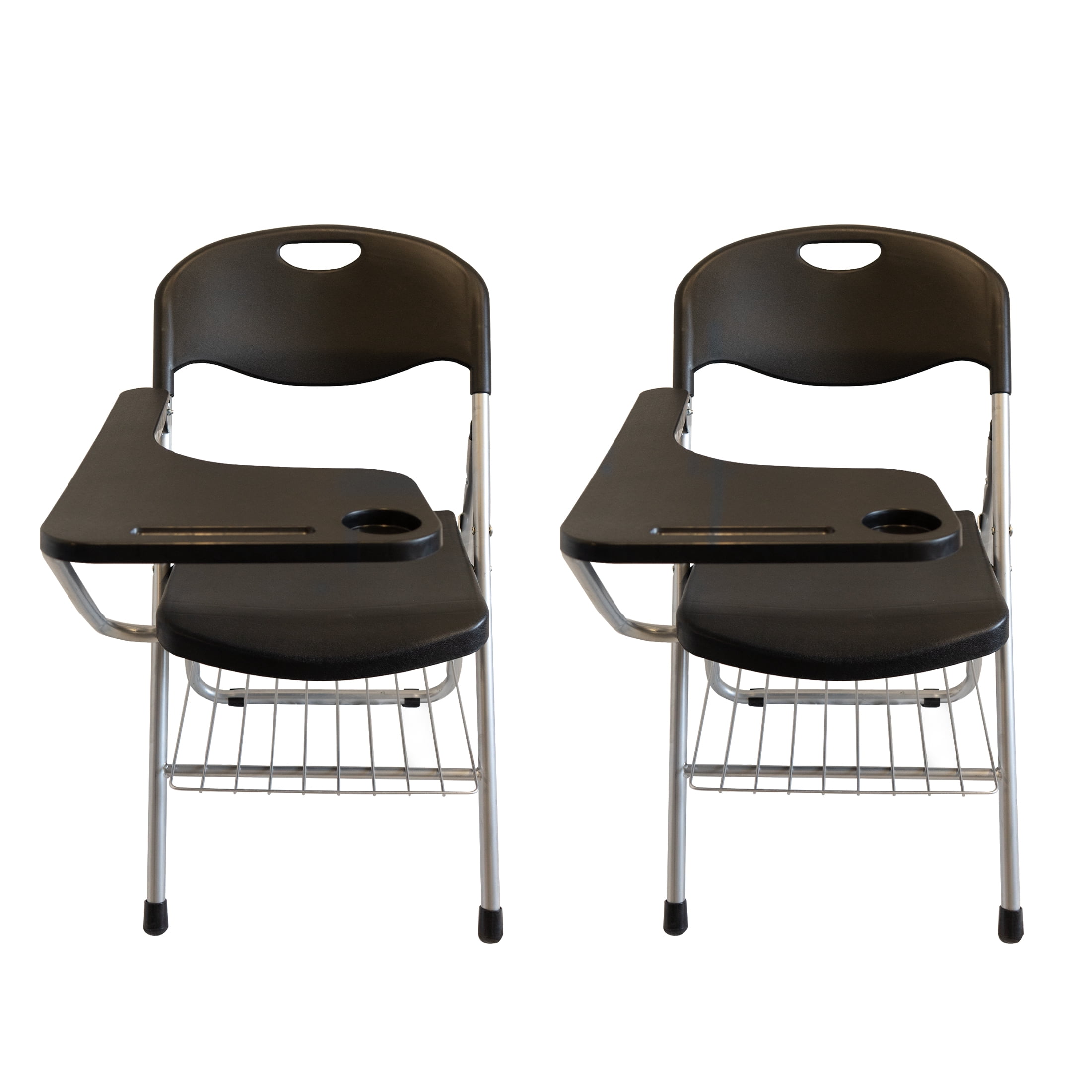 RTC Group Right Hand Pad Tablet Regular Arm Desk Folding Chair, Black ...