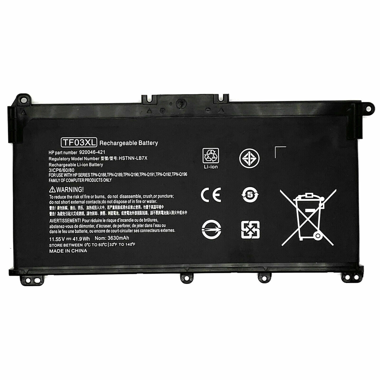 New For HP Pavilion 15-cc060wm 15-cc152od 15-cc055od 15-cd040wm Battery ...