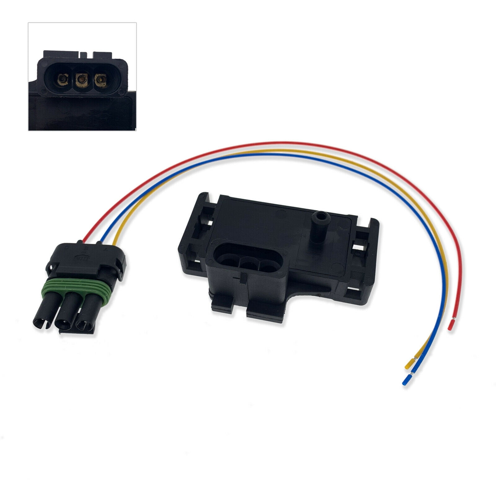 New For Various GM Models 3 BAR MAP Sensor with Connector Pigtail ...