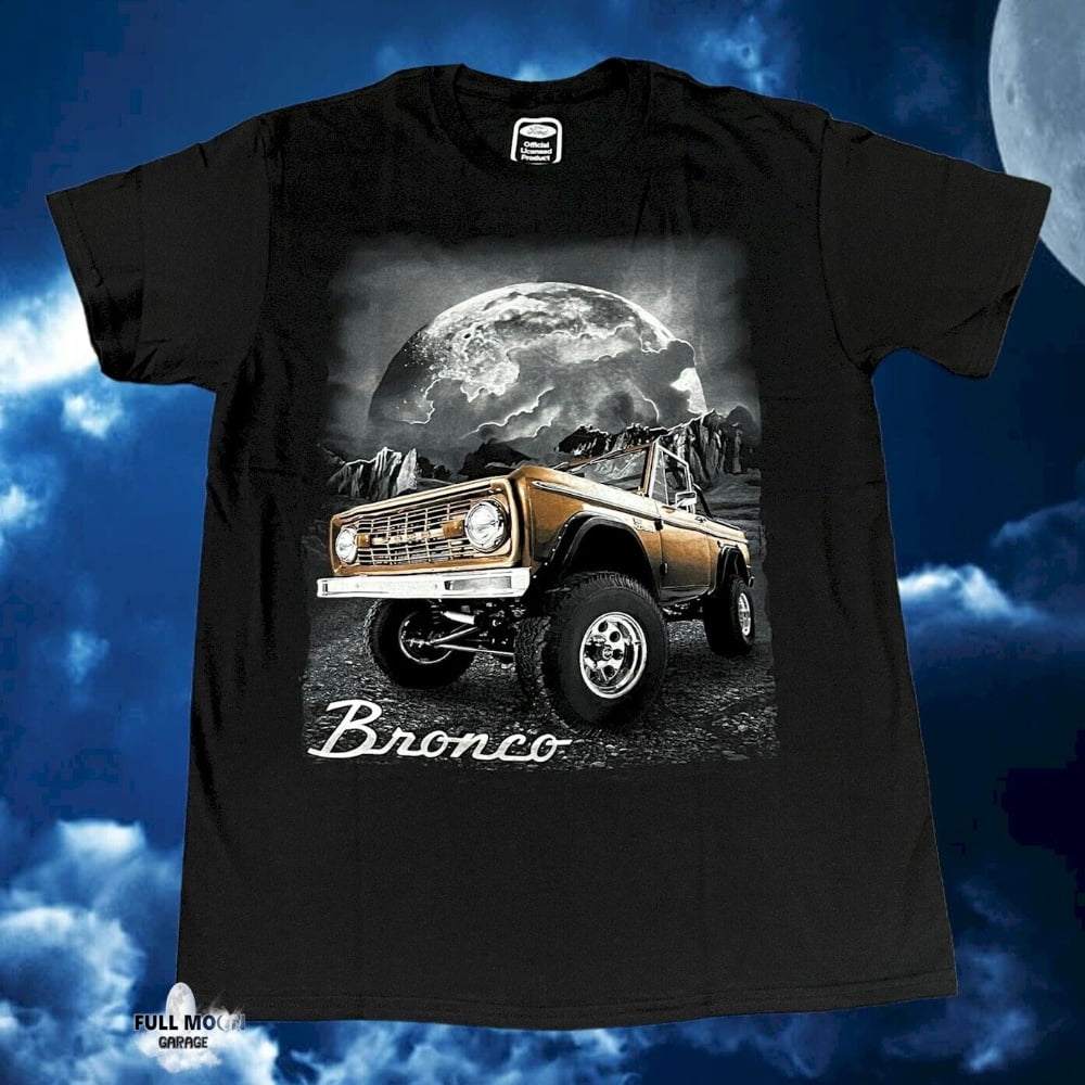 New Ford Bronco Moon 4x4 Classic Mens Vintage T-Shirt - Walmart.com