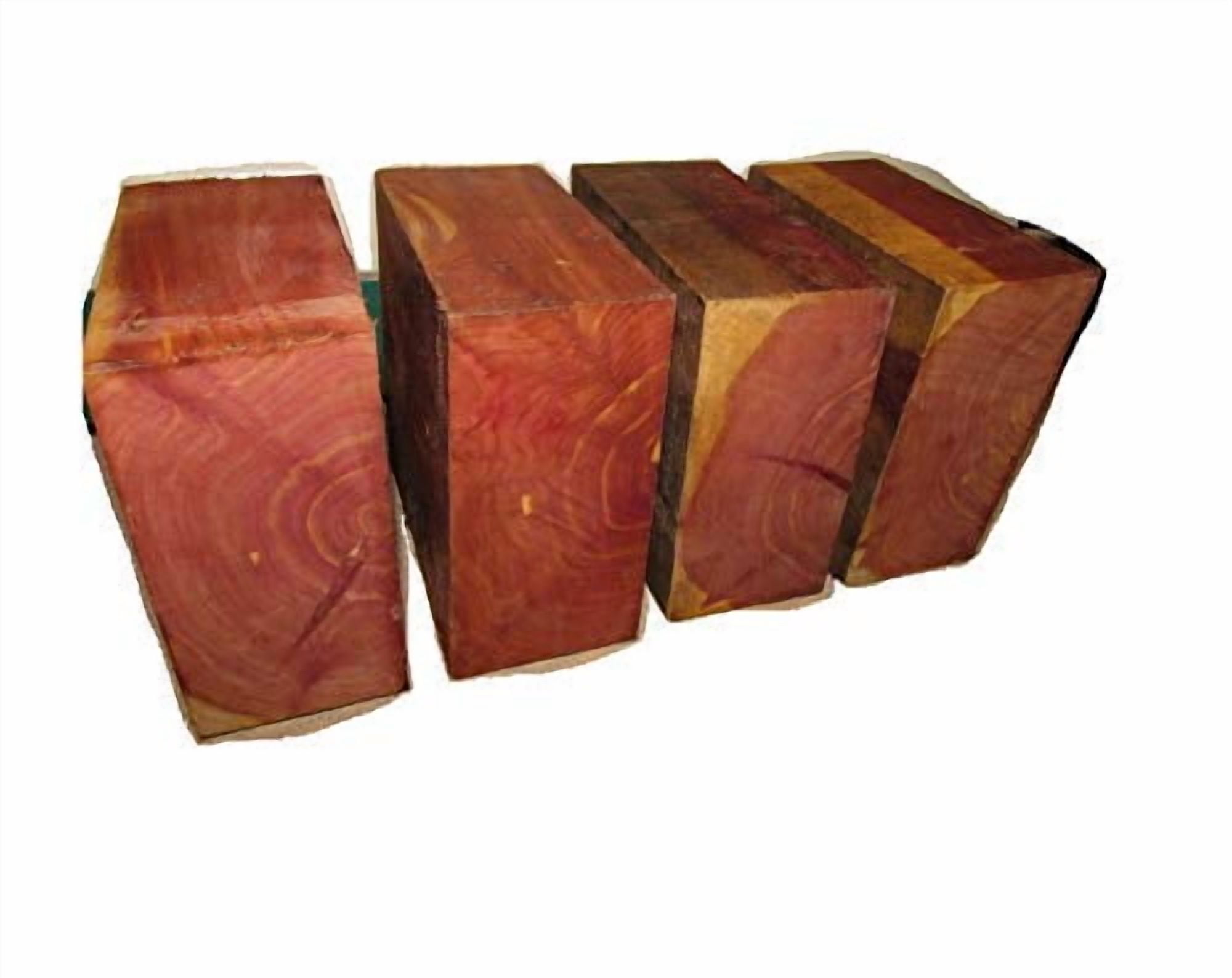(New) Four Eastern RED Cedar Bowl Blanks Lumber Lathe Wood 6 X 6 X 3 ...