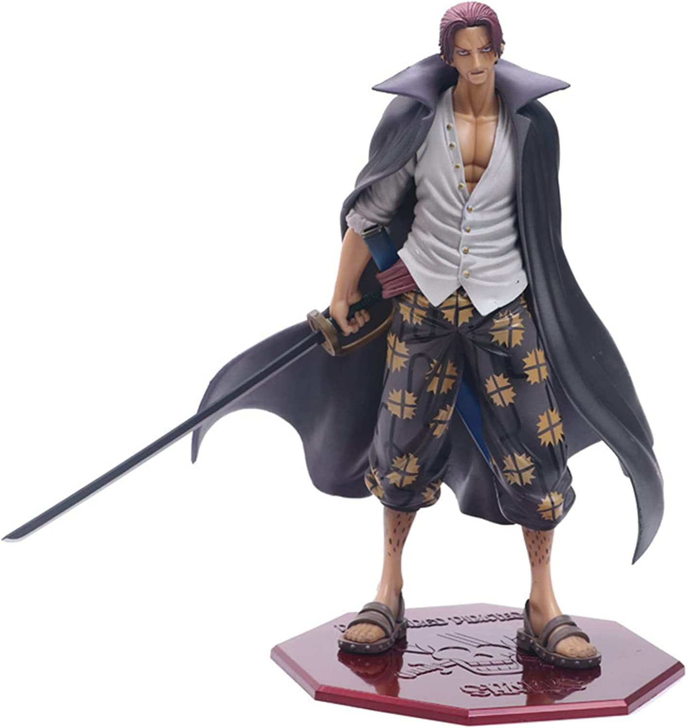 New Four Emperors Red Haired Shanks Statue 25cm/9.8inch PVC Character ...