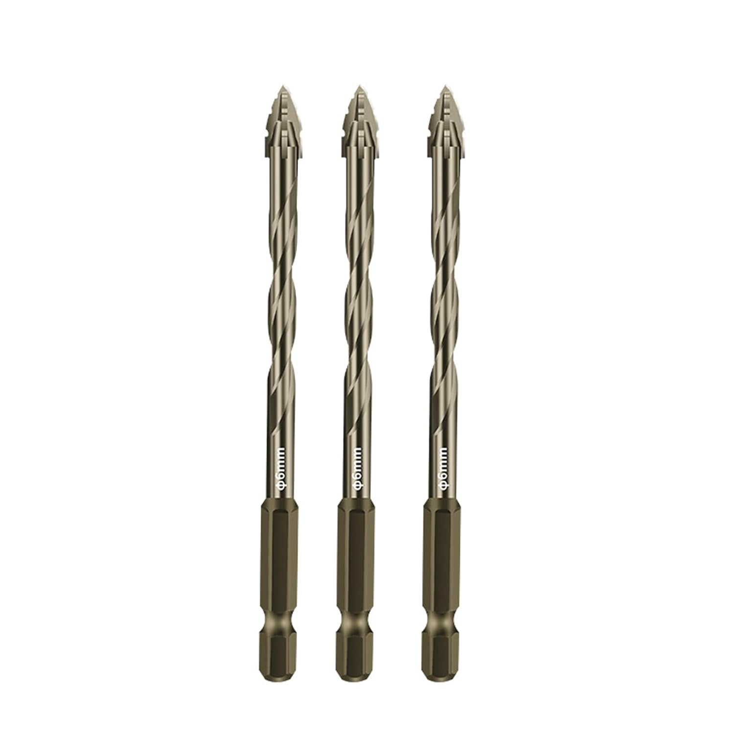 New Four-Flute Sawtooth Eccentric Drill Bit Set, High Hardness Skewed ...
