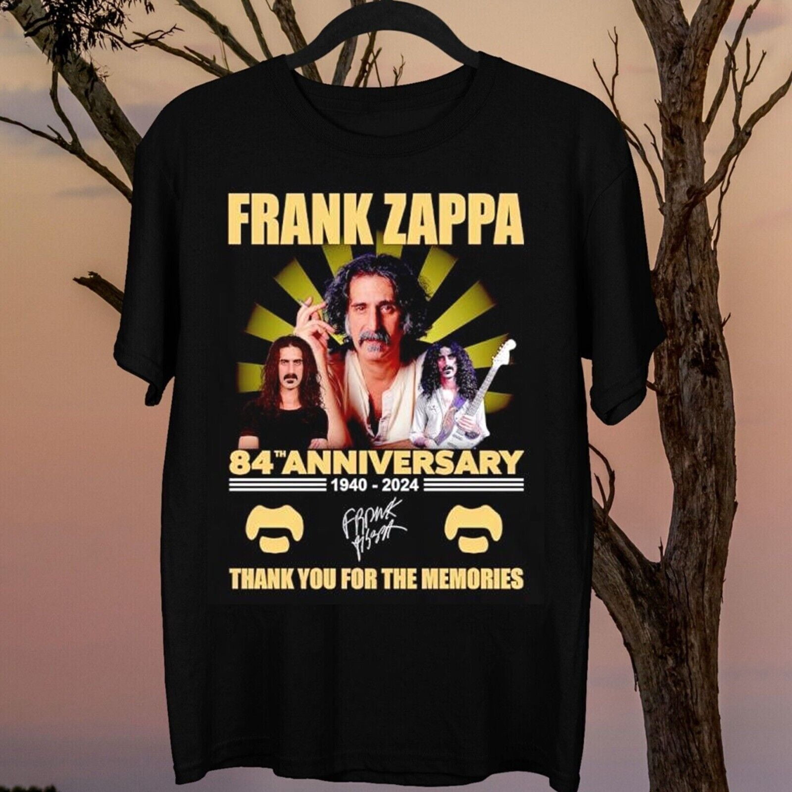 New Frank Zappa 84th anniversary Gift For Fans Unisex S-5XL Shirt GS114 ...