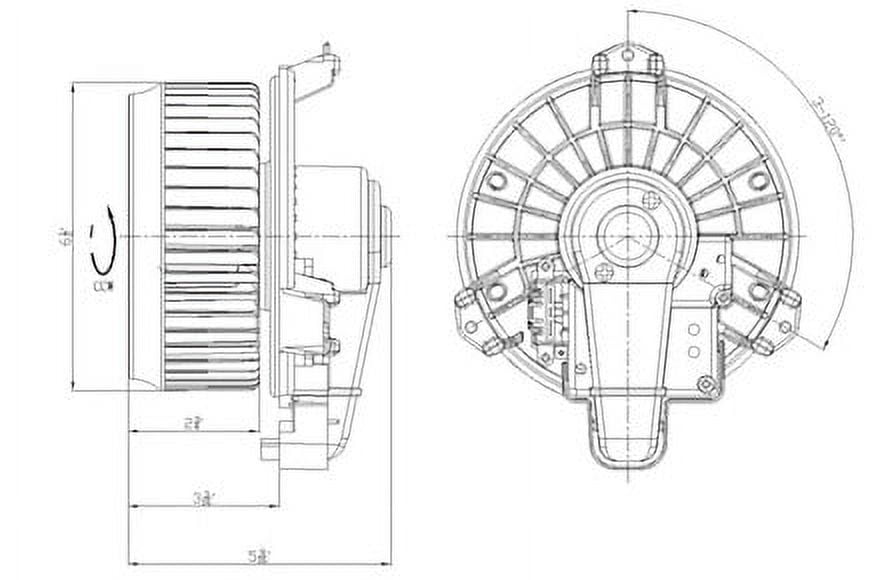 New Front Blower Assembly Compatible With Toyota Highlander Tundra ...
