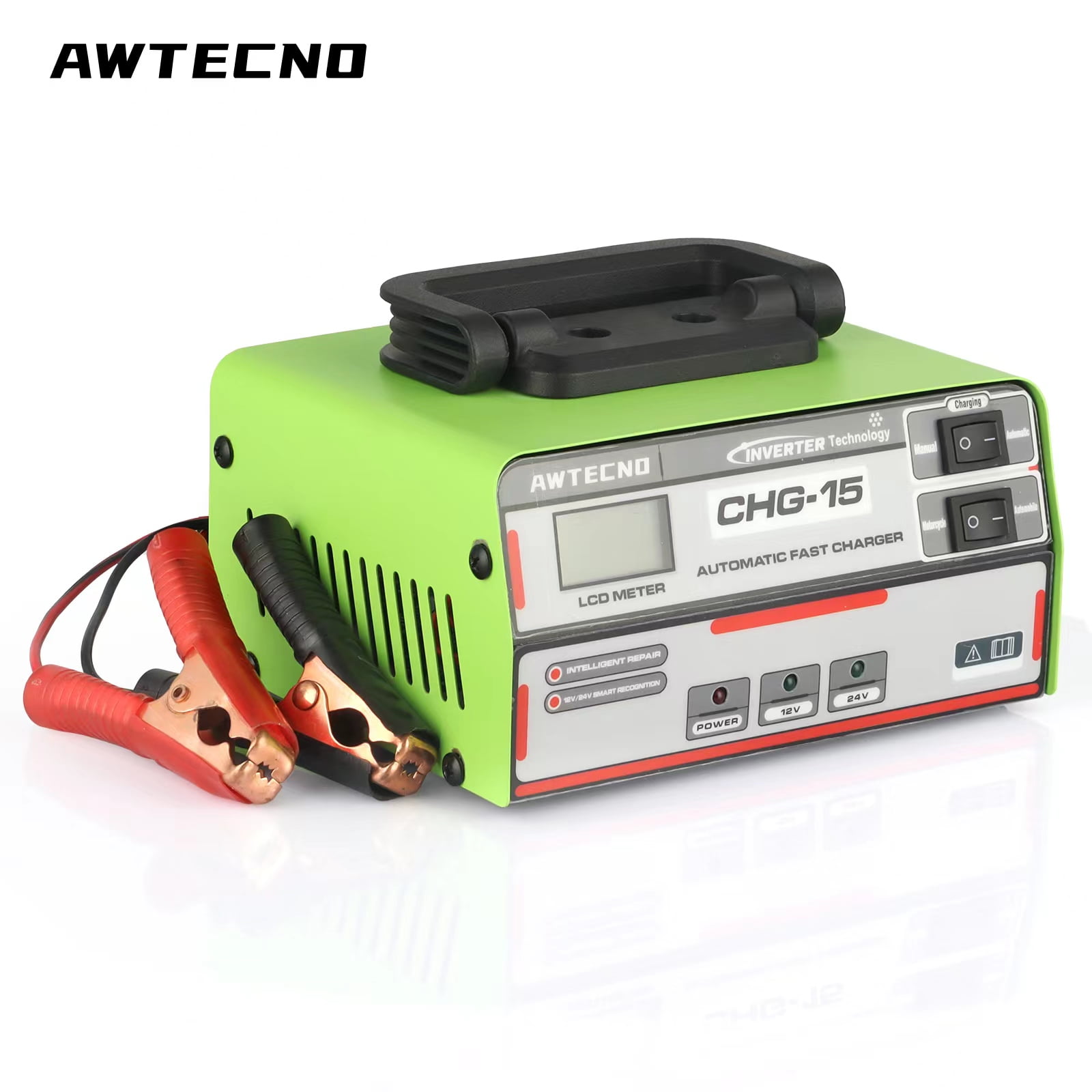 New Full Automatic Car Battery Charger Intelligent Fast Charging Pulse ...