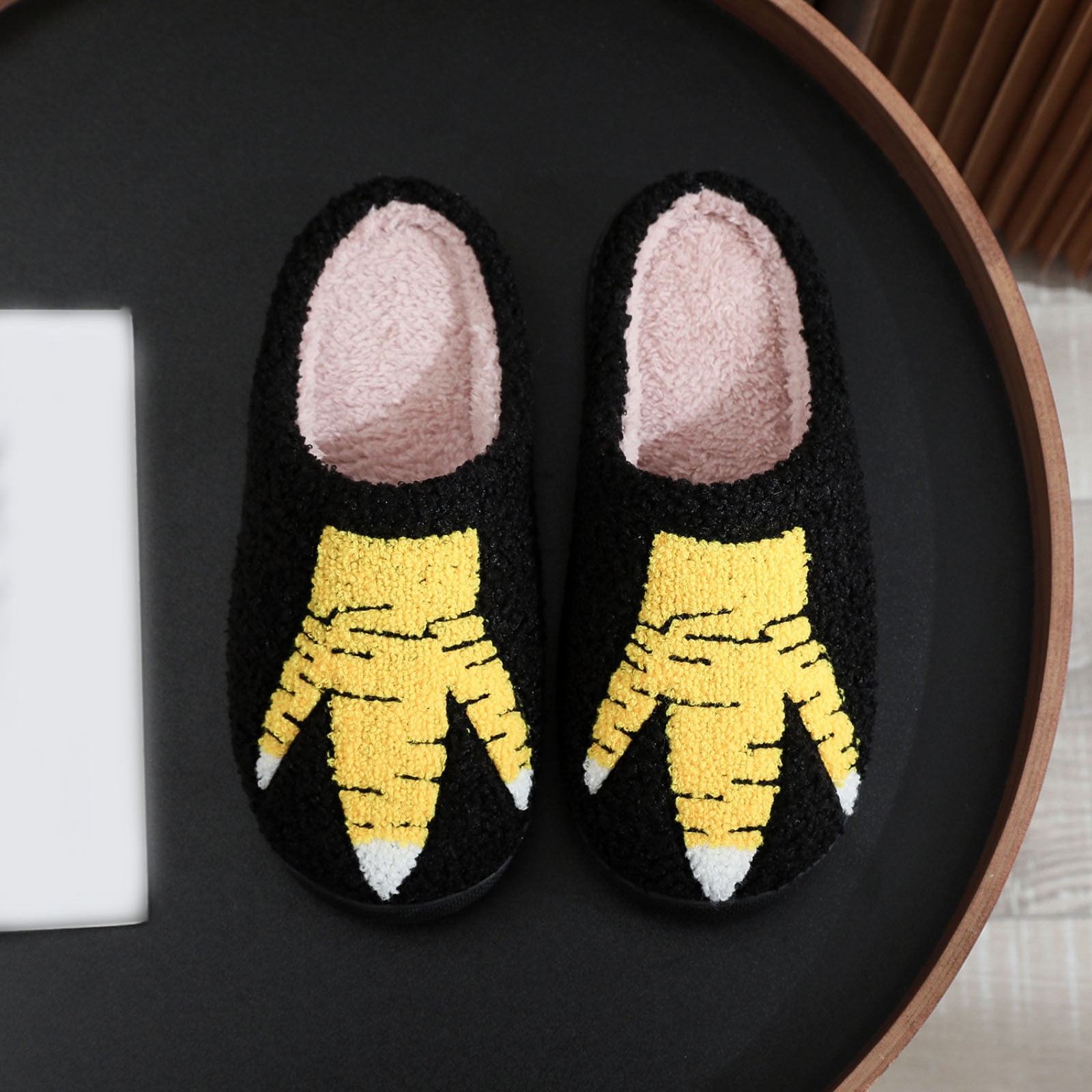 New Funny ChickenClaw Slippers For Men And Women Indoor Winter Slippers ...