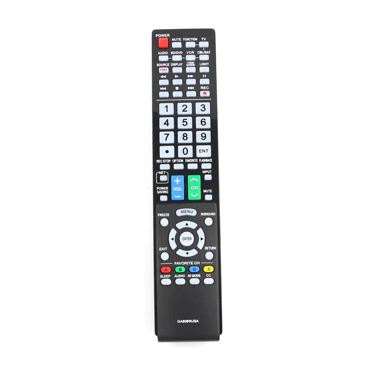 New GA806WJSA Remote Control for Sharp AQUOS TV LC-40LE820 LC-46LE810 ...