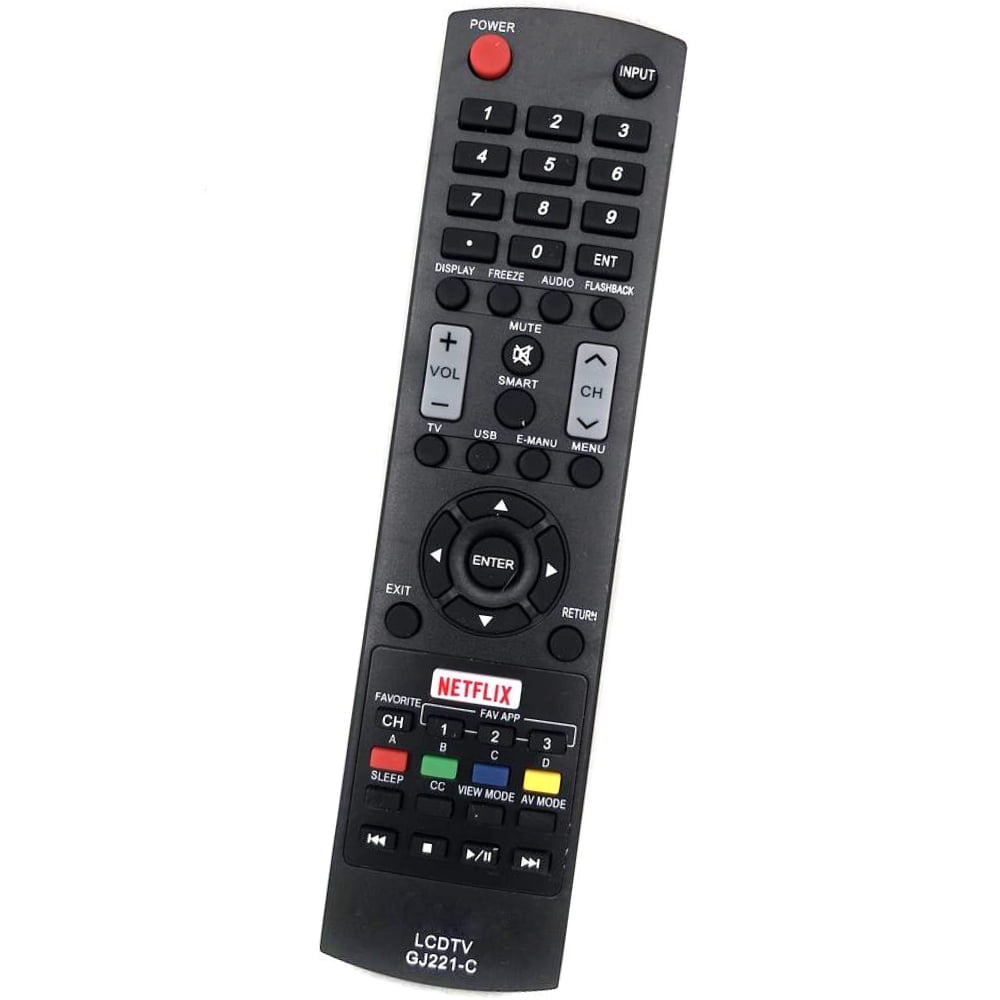 New GJ221-C For Sharp LCD TV Remote Control LC-32LE653U LC-40LE653U LC ...