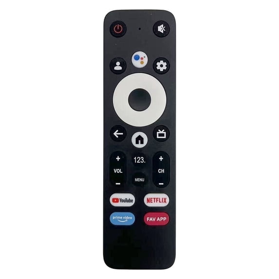 New GTV_REMOTE_S Voice Remote, ABS Material, for Google TV, Universal ...