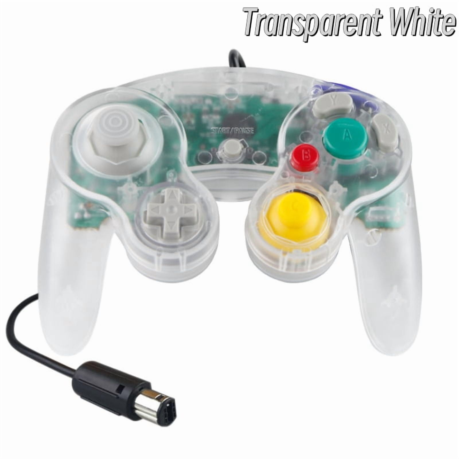 New Gamepad For GameCube NGC Gamepads Transparent Color Wired Game ...