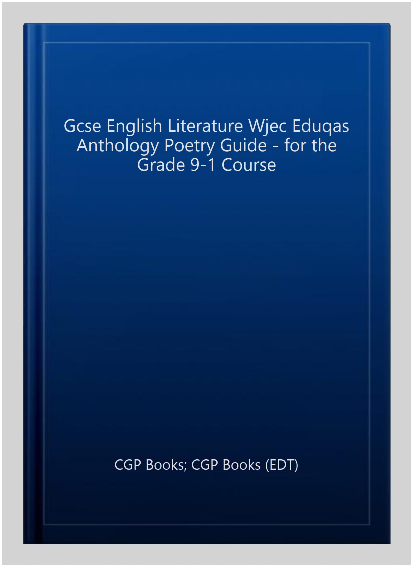 New Gcse English Literature Wjec Eduqas Anthology Poetry Gui - Walmart.com