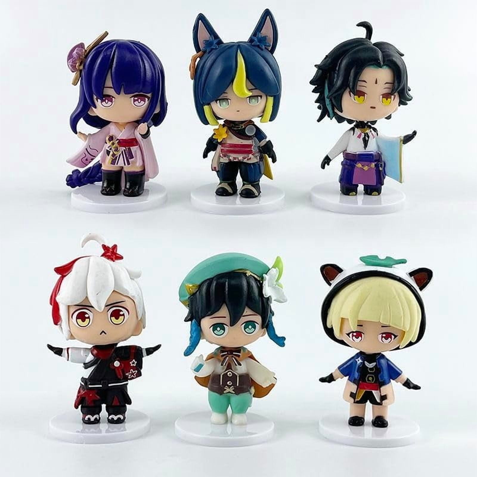 New Genshin Impact Action Figures, Barbatos, Xiao, Beelzebul 8cm/3 ...