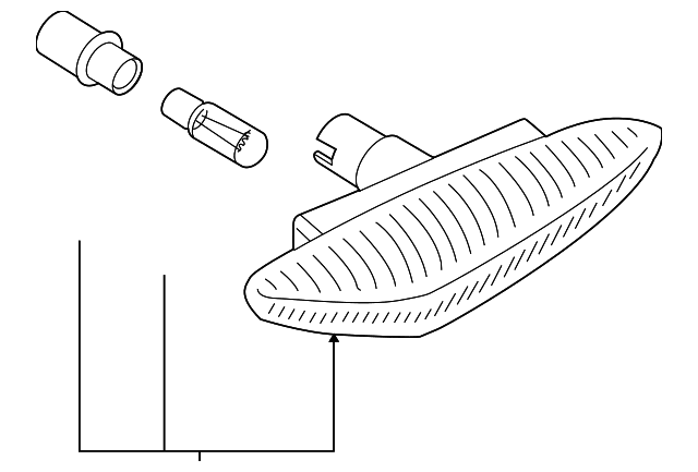 New Genuine BMW Addit Turn Indicator Lamp (2004-2010) OE 63137165741 ...