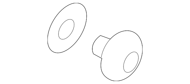 New Genuine BMW Button Bottom (1995-2023) OE 72111917406 - Walmart.com