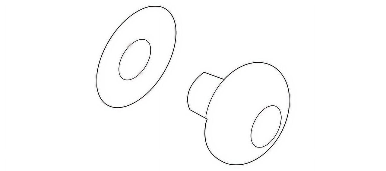 New Genuine BMW Button Bottom (1995-2023) OE 72111917406 - Walmart.com