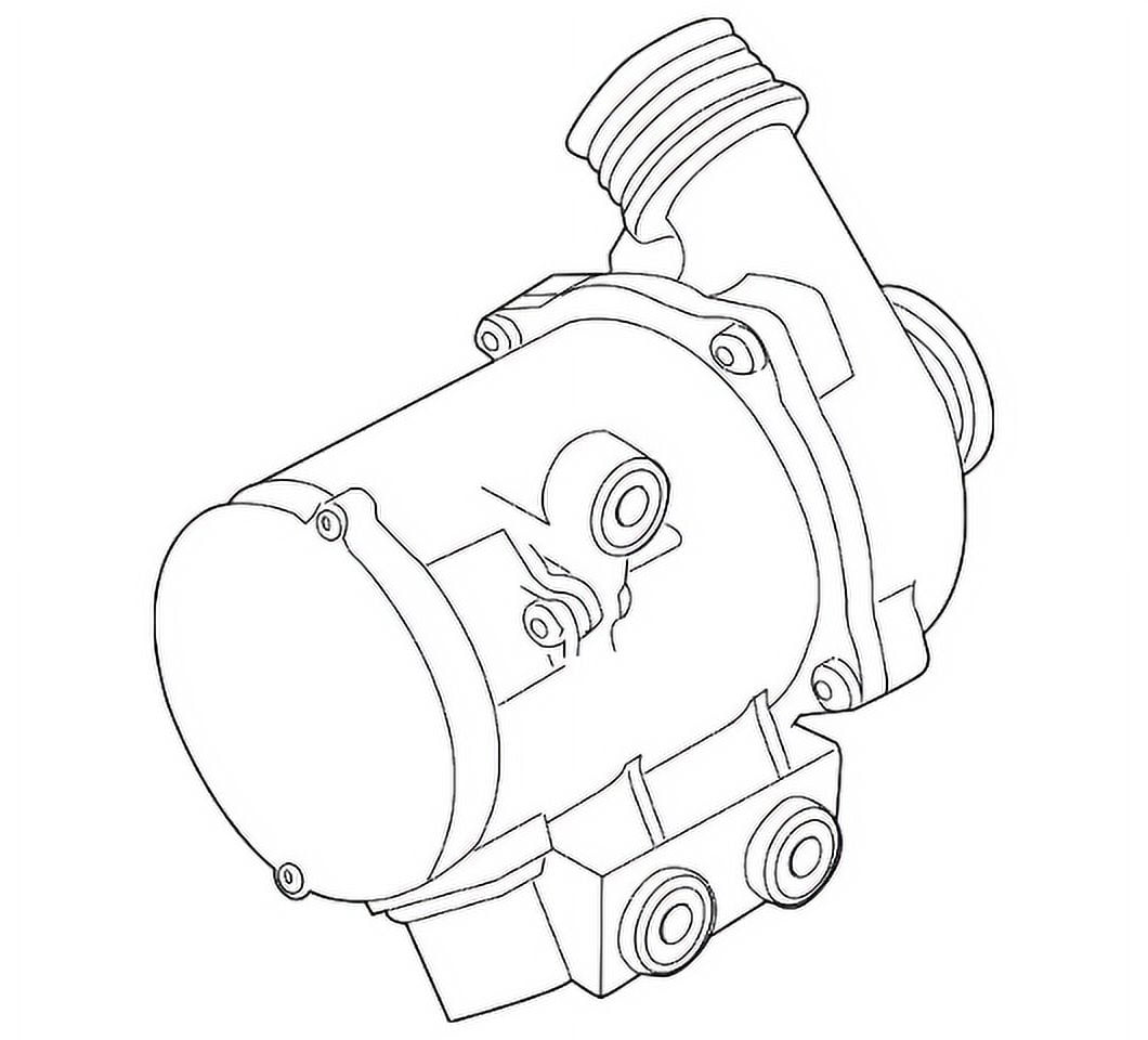 New Genuine BMW Coolant Pump Electric (2007-2010) OE 11517568595 ...