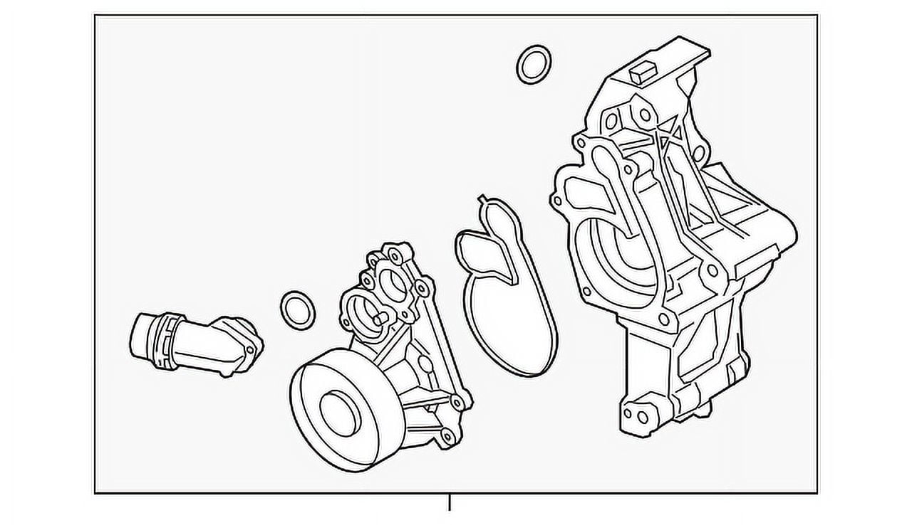 New Genuine BMW Coolant Pump With Support (2019-2023) OE 11517952783 ...