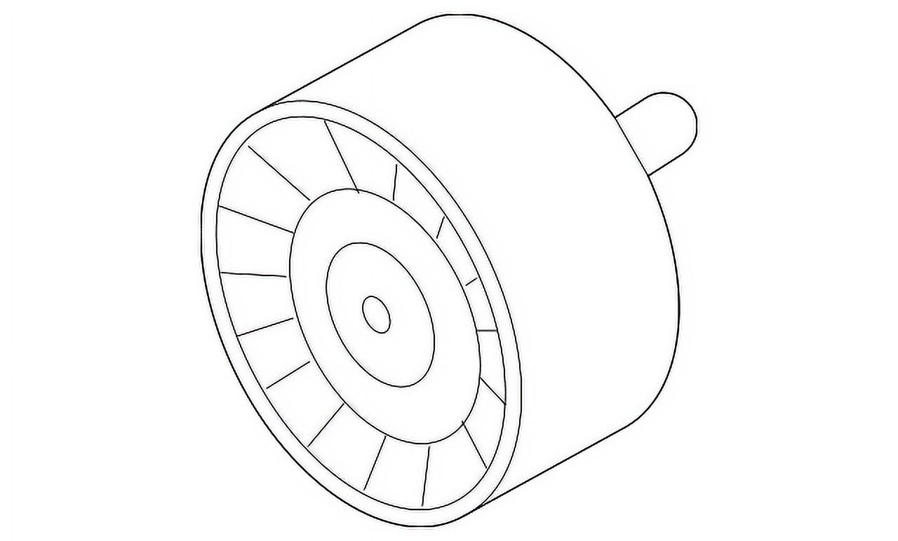 New Genuine BMW Deflection Pulley (2010-2019) OE 11288673720 - Walmart.com