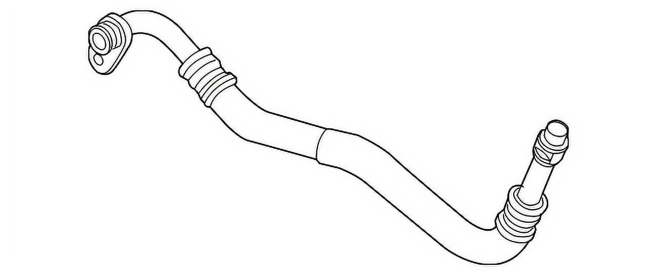 New Genuine BMW Engine Oil Cooler Pipe Flow (2008-2010) OE 17227560979 ...