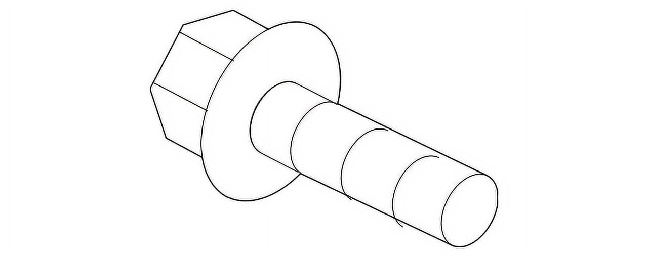 New Genuine BMW Hex Bolt With Washer (1996-2021) OE 07119904527 ...