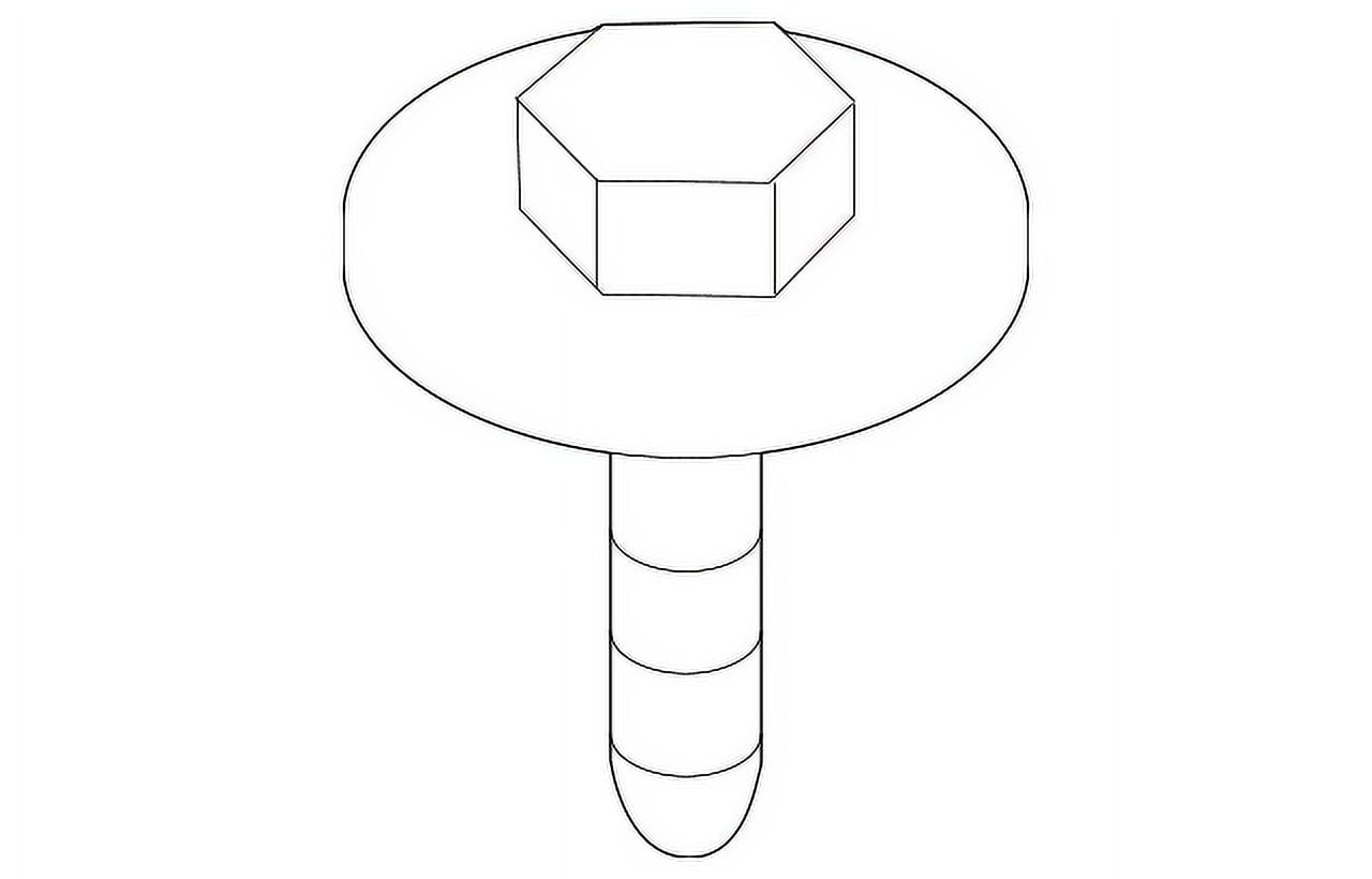 New Genuine BMW Hex Bolt With Washer (1996-2022) OE 07119904517 ...