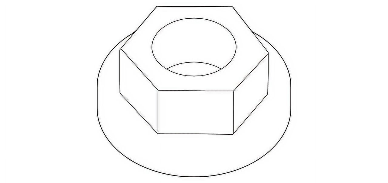 New Genuine BMW Hex Nut With Plate (1997-2023) OE 07129904553 - Walmart.com