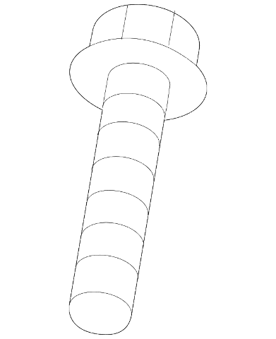 New Genuine BMW Hexagon Screw With Flange (2009-2023) OE 07119906489 ...