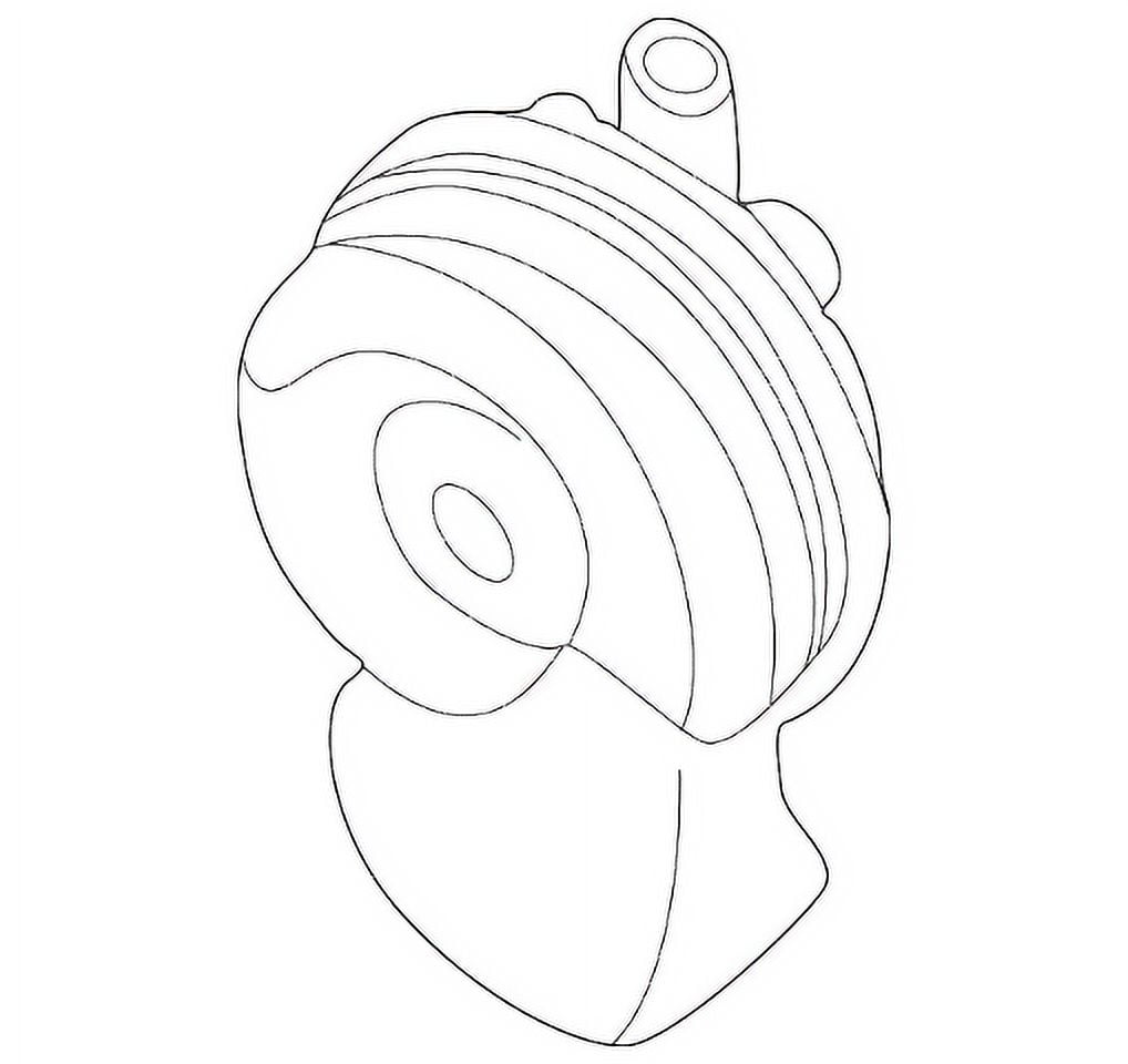 New Genuine BMW Horn High Pitch (2000-2006) OE 61338387347 - Walmart.com