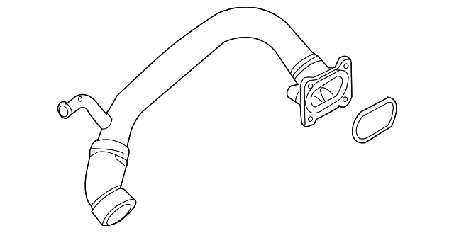 New Genuine BMW Pipe Engine Supply Coolant (2007-2016) OE 11537558522 ...