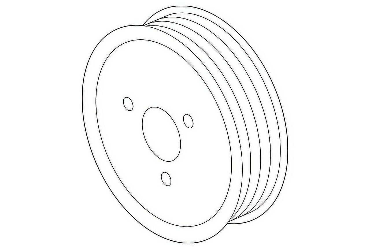 New Genuine BMW Pulley (2011-2019) OE 32427582944 - Walmart.com