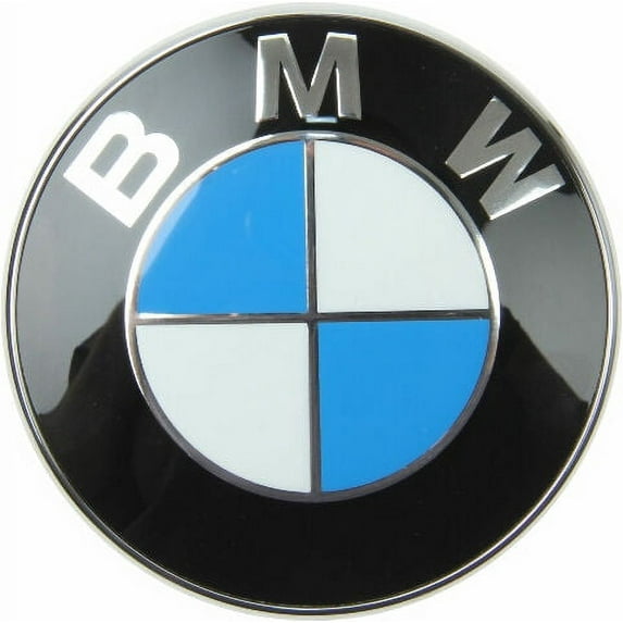 New Genuine BMW Rear Trunk Emblem Roundel w/ Clips (1991-2006) OE ...