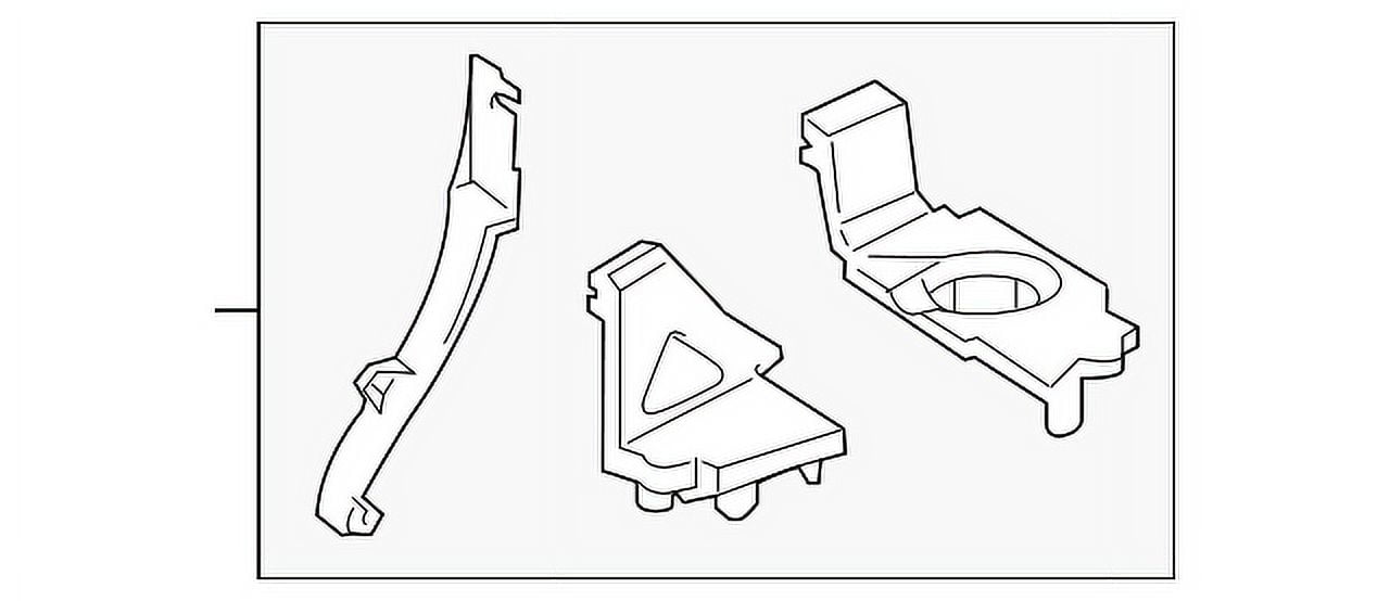 New Genuine BMW Set Of Retainers For Headlig (2014-2019) OE 63117395524 ...