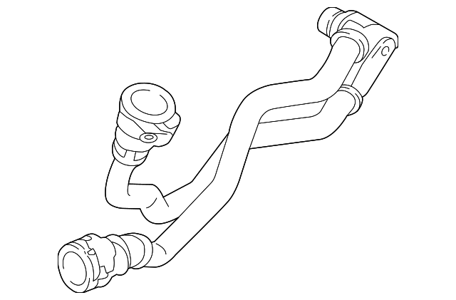 New Genuine BMW Transmission Oil Cooler Line (2016-2021) OE 17228570449 ...