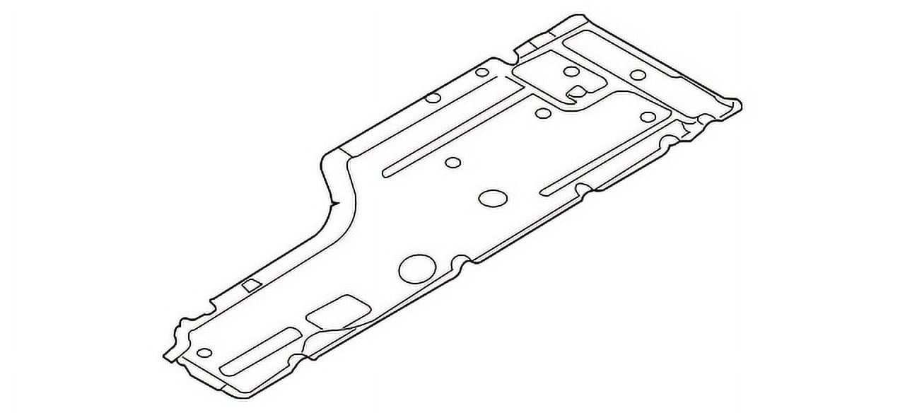 New Genuine BMW Under-body Paneling Left (2004-2010) OE 51717033757 ...