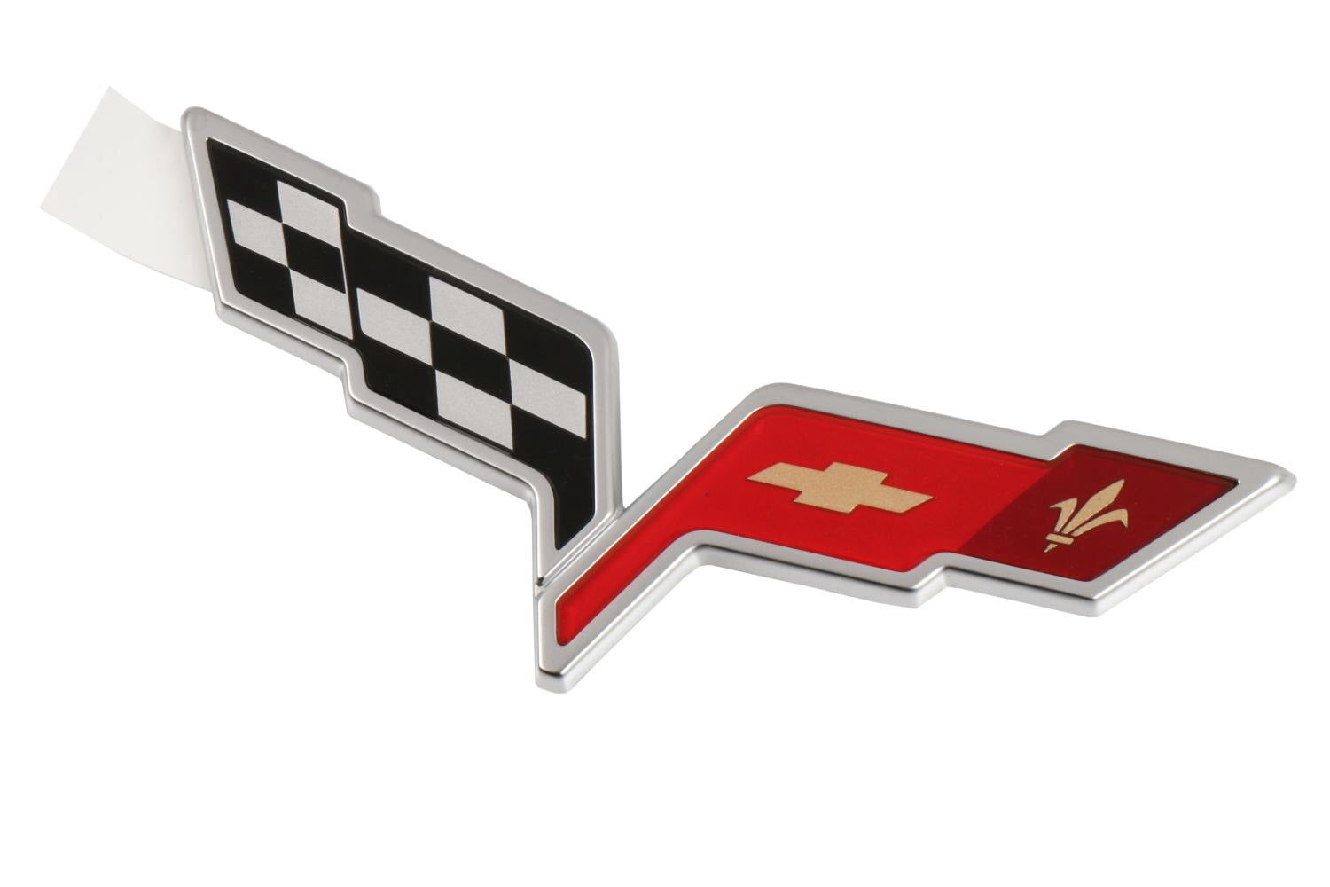 New Genuine Chevy Corvette Front Bumper Emblem (2005-2008) OE 10370895 ...