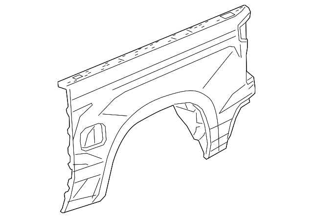 New Genuine Chevy Silverado Rear Quarter Panel Right (2019-2023) OE ...