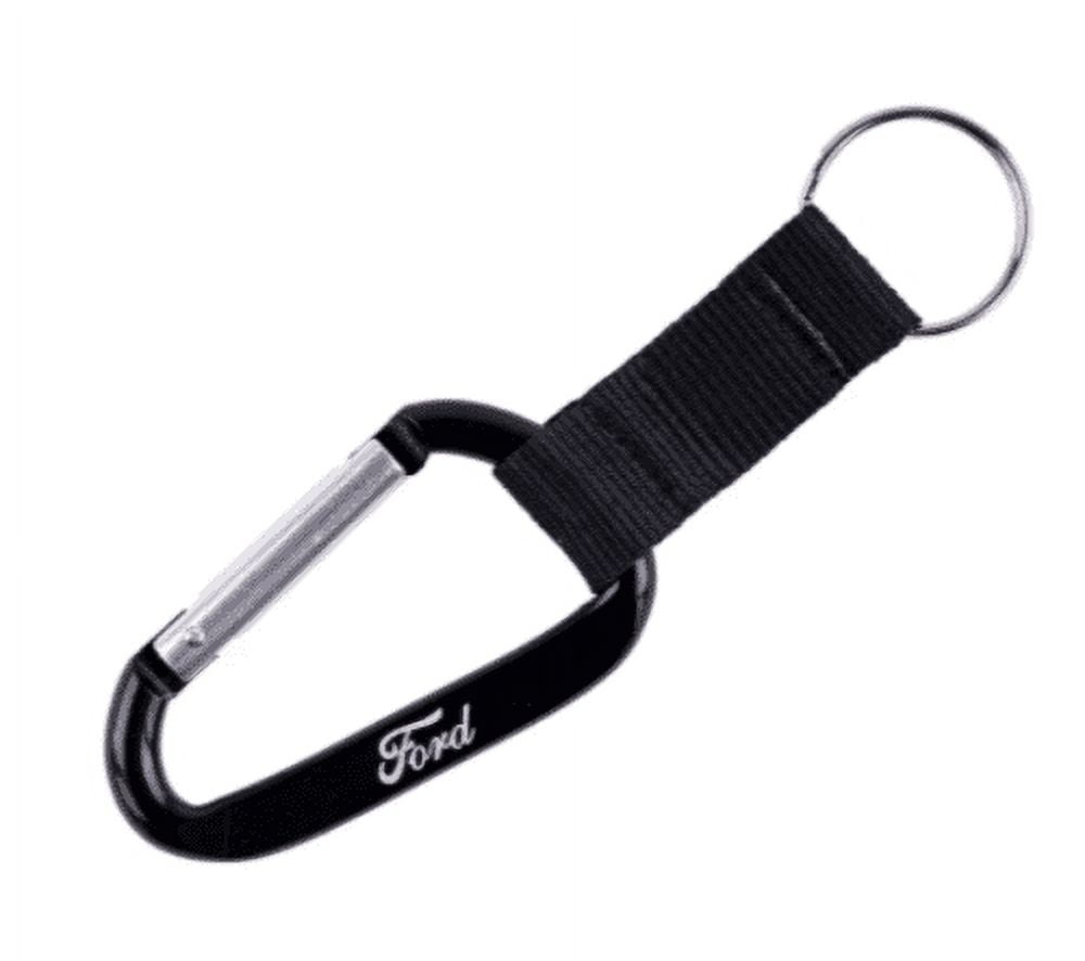 New Genuine Ford Carabiner Key Chain Ring Black OE FD201356 - Walmart.com