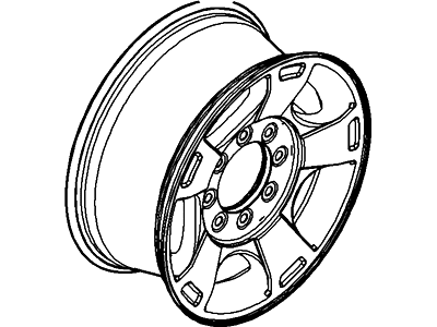 New Genuine Ford Wheel Assembly (2009-2016) OE BC3Z-1007-A - Walmart.com