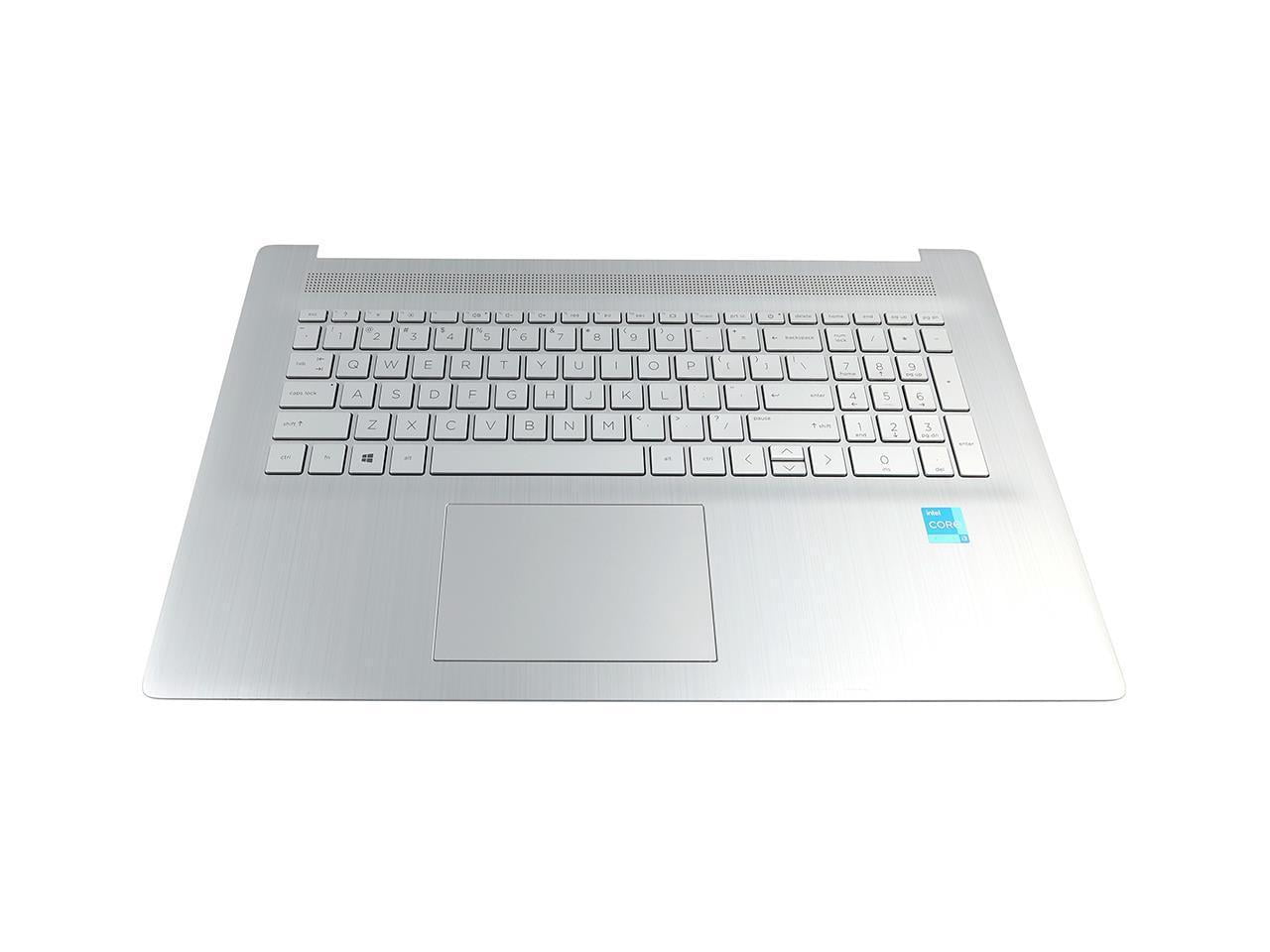 New Genuine HP 17-CN 17-CP 17S-CU Silver Palmrest Touchpad Non-Backlit ...