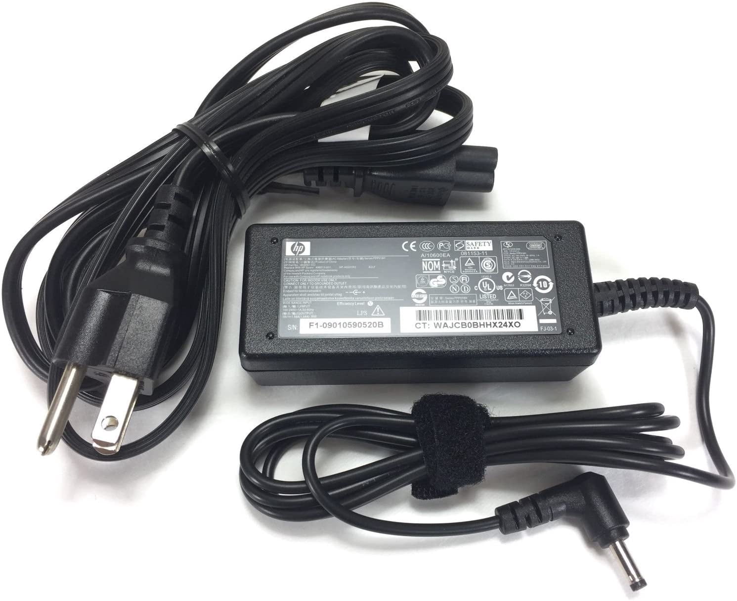 New Genuine HP Compaq 30 Watt AC Adapter 19V 1.58A With Cord 496813-001 ...