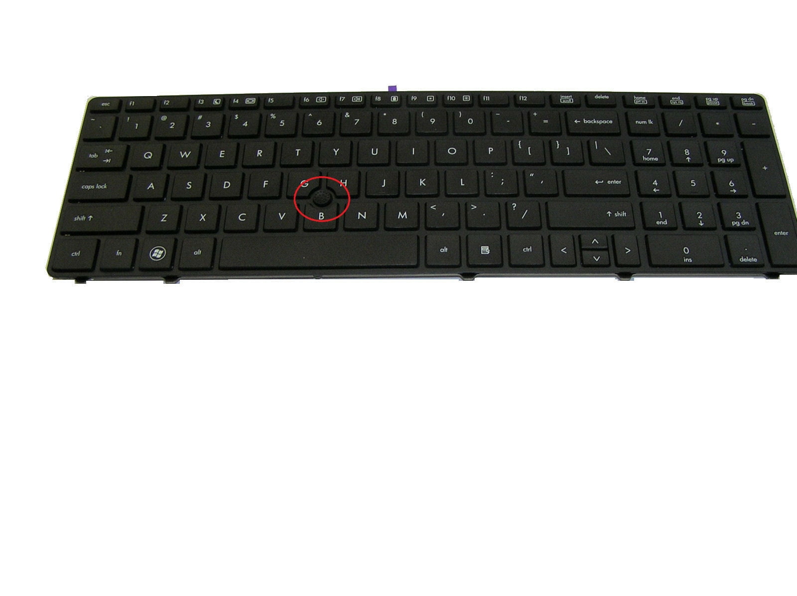 New Genuine HP EliteBook 8560p Keyboard W/pointer MP-10G83US-886 ...