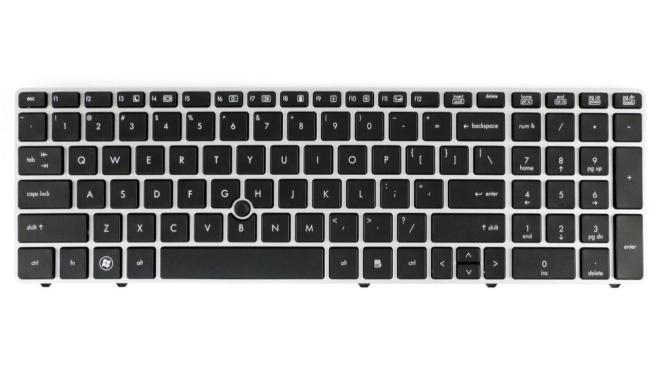 New Genuine HP EliteBook 8560p ProBook 6560b 6565b US Keyboard With ...