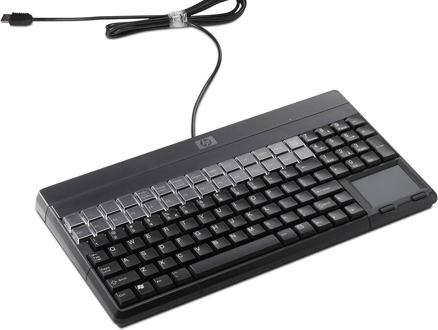 New Genuine HP POS USB Keyboard FK221AA - Walmart.com