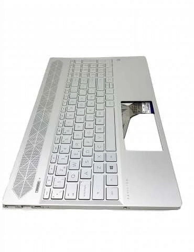 New Genuine HP Pavilion 15-CS Palmrest Keyboard Natural Silver English ...
