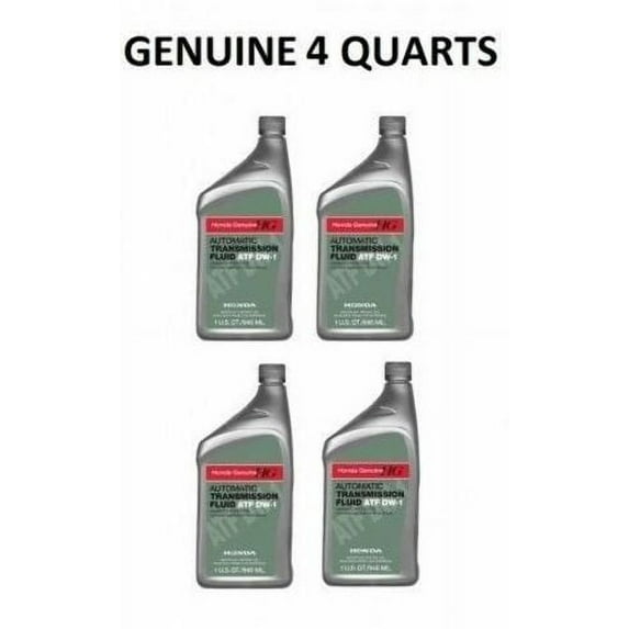 Honda Genuine ATF DW-1 Auto Transmission Fluid, 4 Quarts, OE 082009008 ...